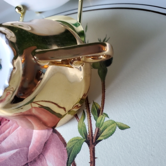 Kitchen | Stw Bavaria Germany 24k Gold Tea Cup Saucer Set Heavy Gold ...